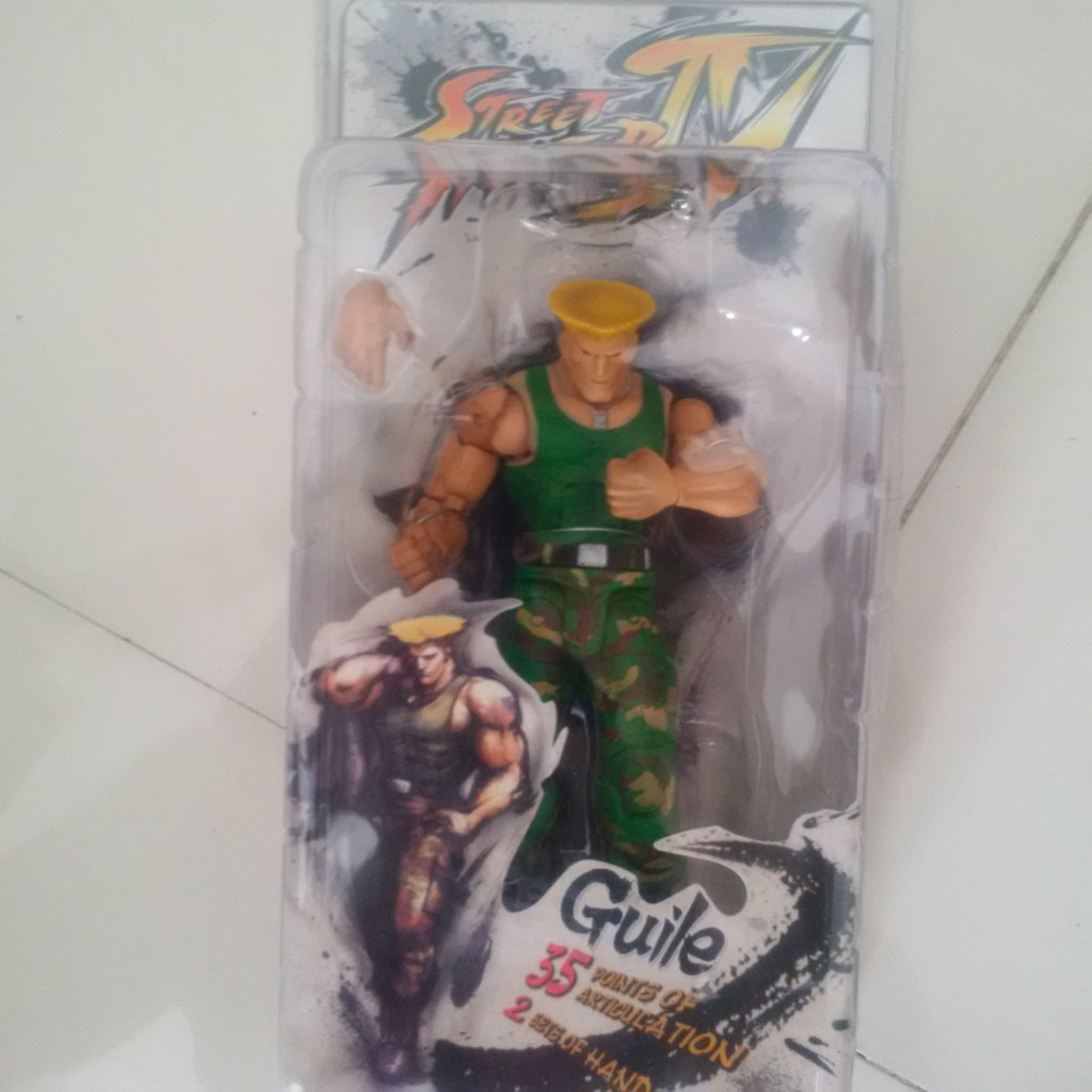 Jual NECA Street Fighter IV Guile Army Version Paul TEKKEN d