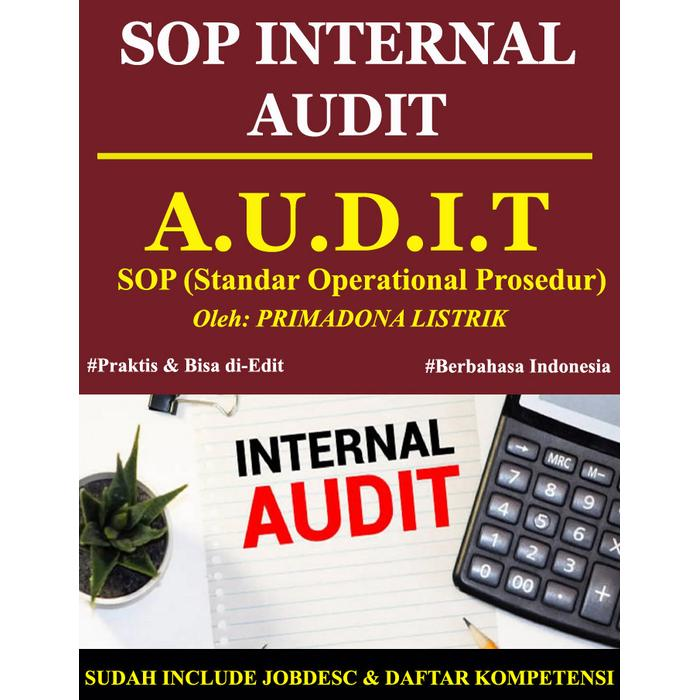 Jual SOP Internal Audit / Audit Internal / SOP Auditor Perus
