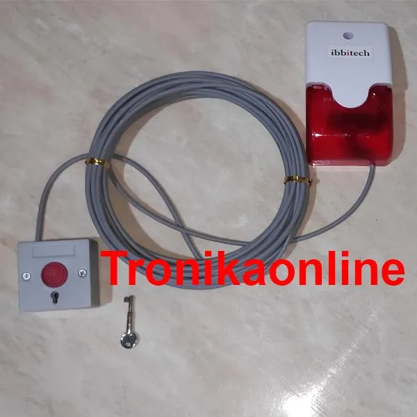Jual Panic Button Alarm Set - tombol panik button siap pakai