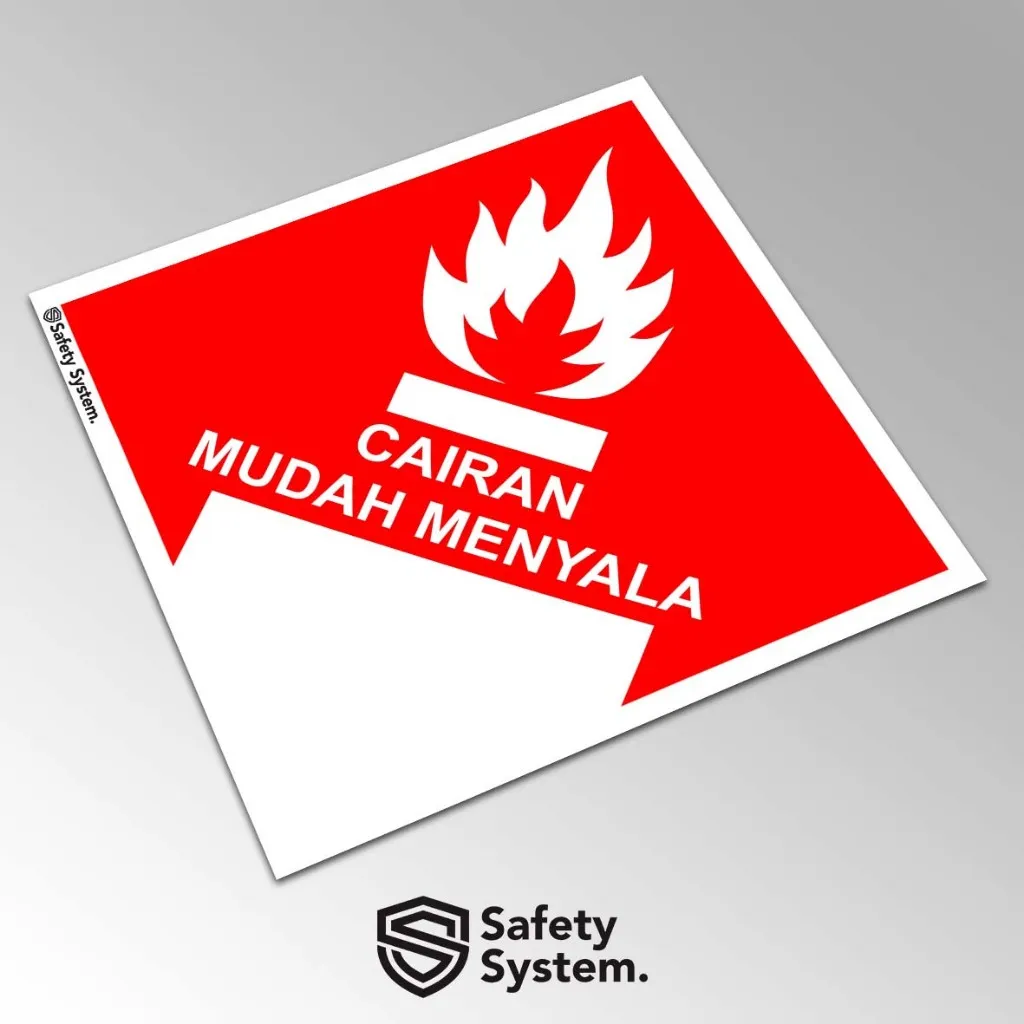 Jual Stiker Label Hazmat Hazardous Material Simbol Limbah B3