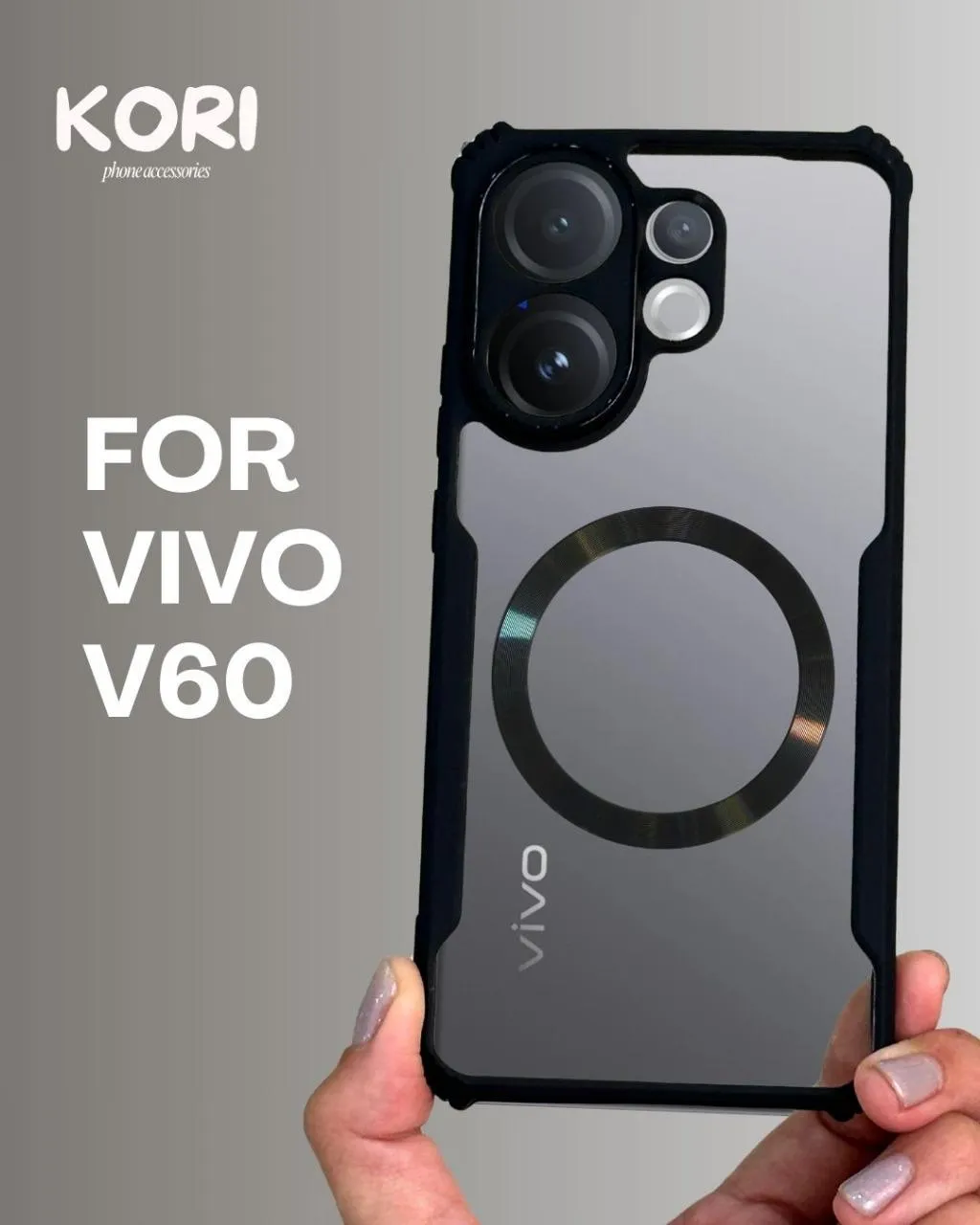 Jual Case untuk VIVO V60 5G MAGSAFE Beatle Series Bumper Mag