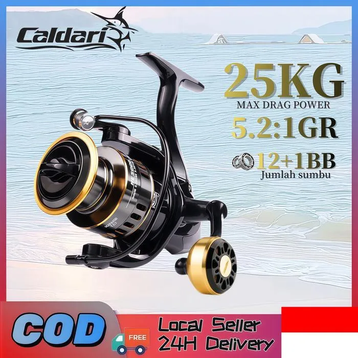 Jual CALDARI REEL PANCING SPINNING 5.2:1 HIGH SPEED REEL FIS