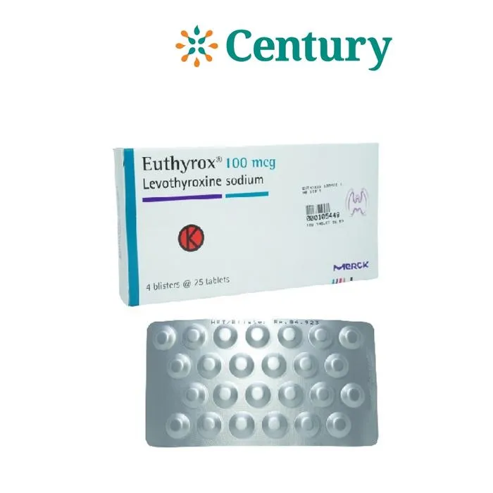 Jual EUTHYROX RETARD TAB FC 100'S 1 STRIP ISI 25 TAB / LEVOT